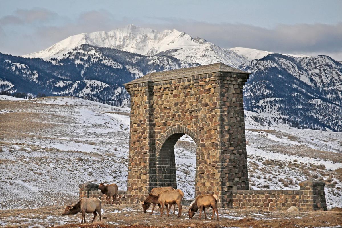 ਰੂਜ਼ਵੈਲਟ arch ਨੂੰ ਦੇ ਆਈਕਾਨ ਨੂੰ Yellowstone ਨੈਸ਼ਨਲ ਪਾਰਕ - Secret World